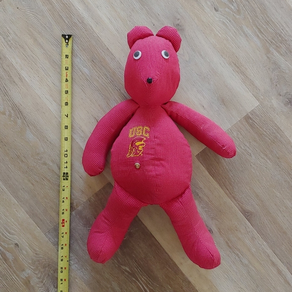 None | Toys | Vintage Usc Trojans Plush Bear | Poshmark